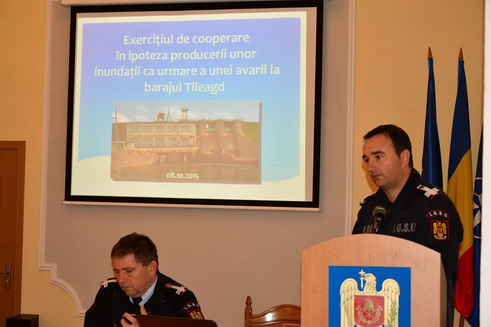 Simulare de dezastru la Barajul Tileagd (FOTO)