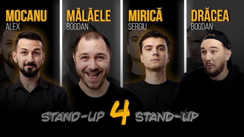 Stand-up comedy cu Sergiu Mirica, Bogdan Dracea, Alex Mocanu si Bogdan...